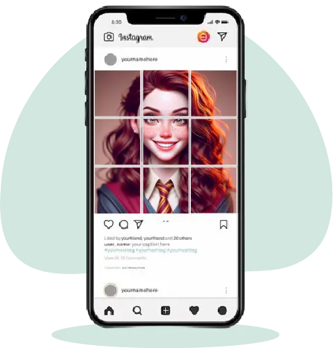 Split your photos into pieces to create stunning Instagram grids
